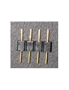 Straight header strip for RGB LED strip connector